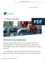 Flexitallic Tabla de Torque | PDF | Mechanical Engineering | Materials