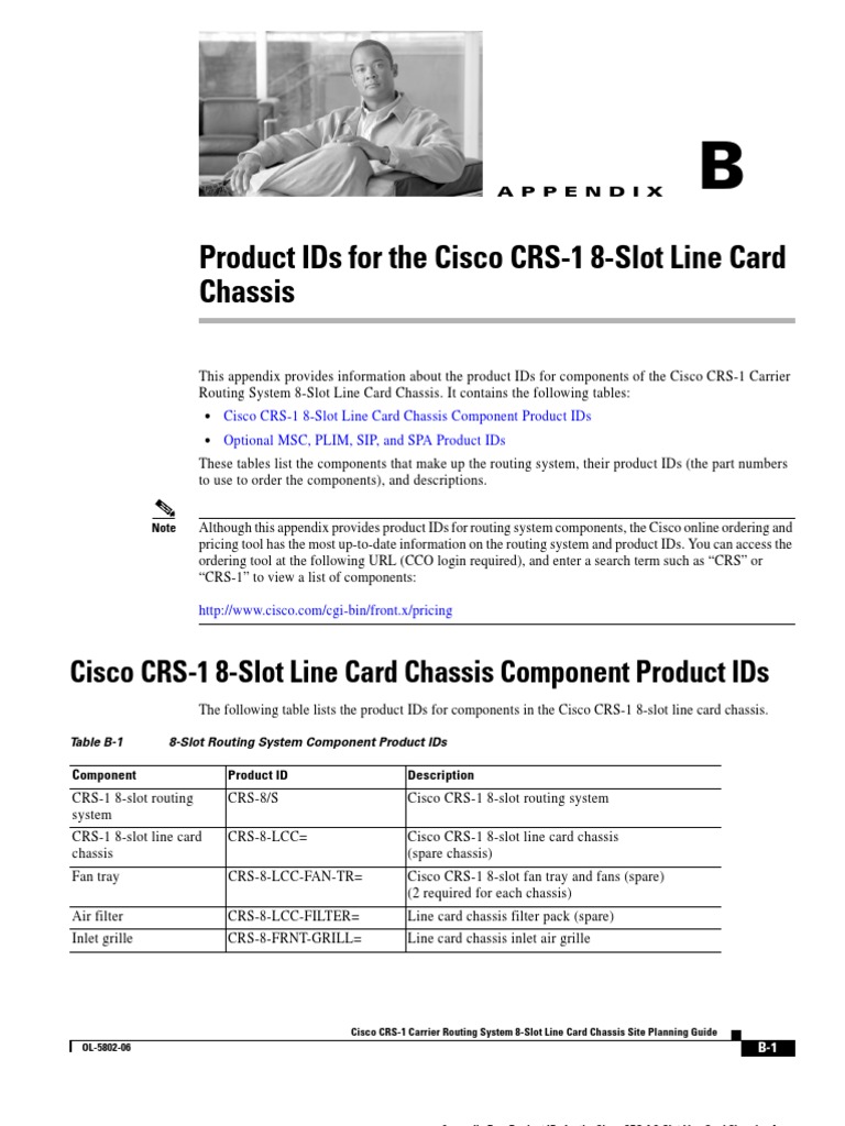 CRS-1 8-Slot - hq5802 - B | PDF | Physical Layer Protocols | Computer ...