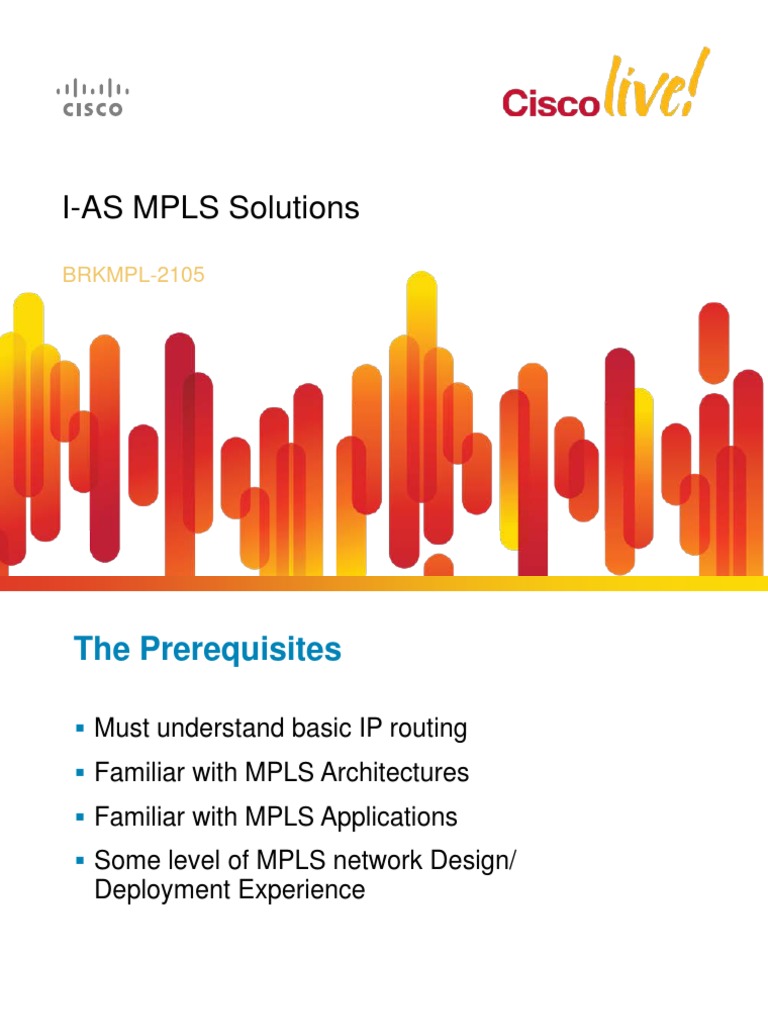 Cisco - I AS MPLS PDF | PDF | Virtual Private Network | Multiprotocol ...