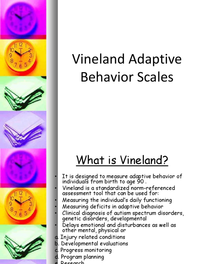 A Comprehensive Overview of the Vineland Adaptive Behavior Scales: Its Purpose, Structure ...