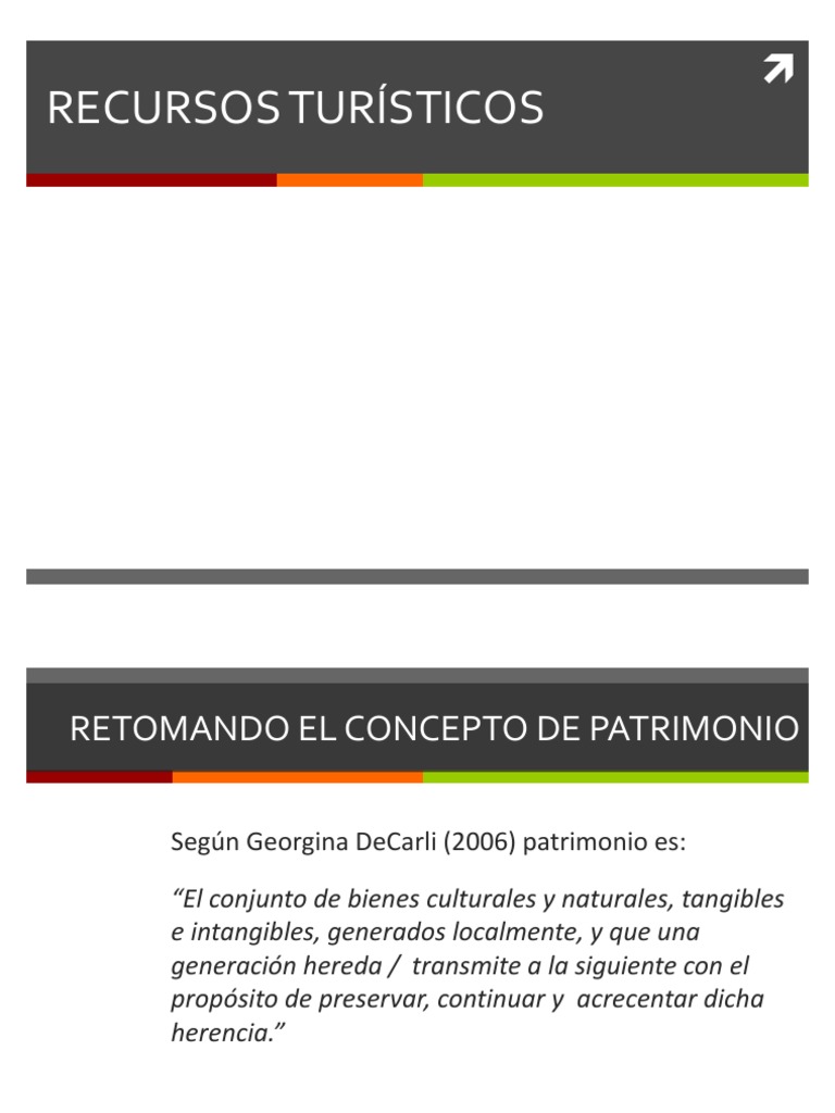 Recursos Turísticos | PDF | Turismo | Bienes