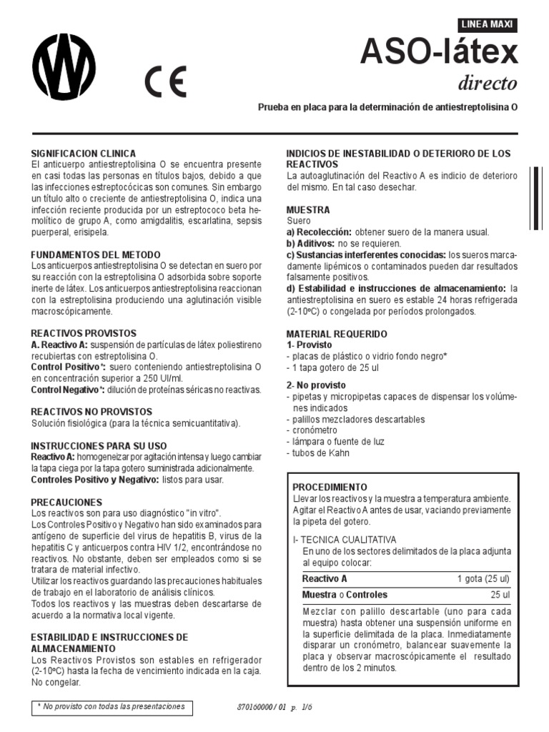 Aso Latex Directo Maxi SP PDF | PDF | Hepatitis | Ciencias de la Salud