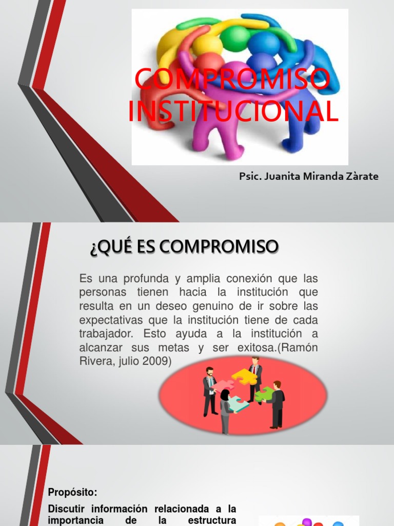 Compromiso Institucional | PDF | Bienestar | Autoestima