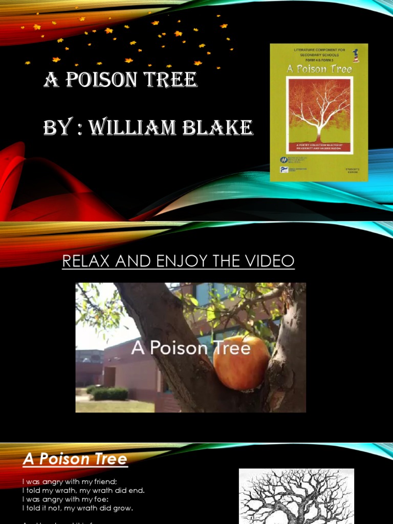 A Poison Tree By: William Blake | PDF | Anger
