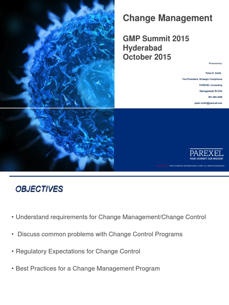 Change Management | PDF | Quality Assurance | Verification And Validation