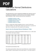 Z-Chart and Standard Loss Function | PDF | Normal Distribution | Loss ...