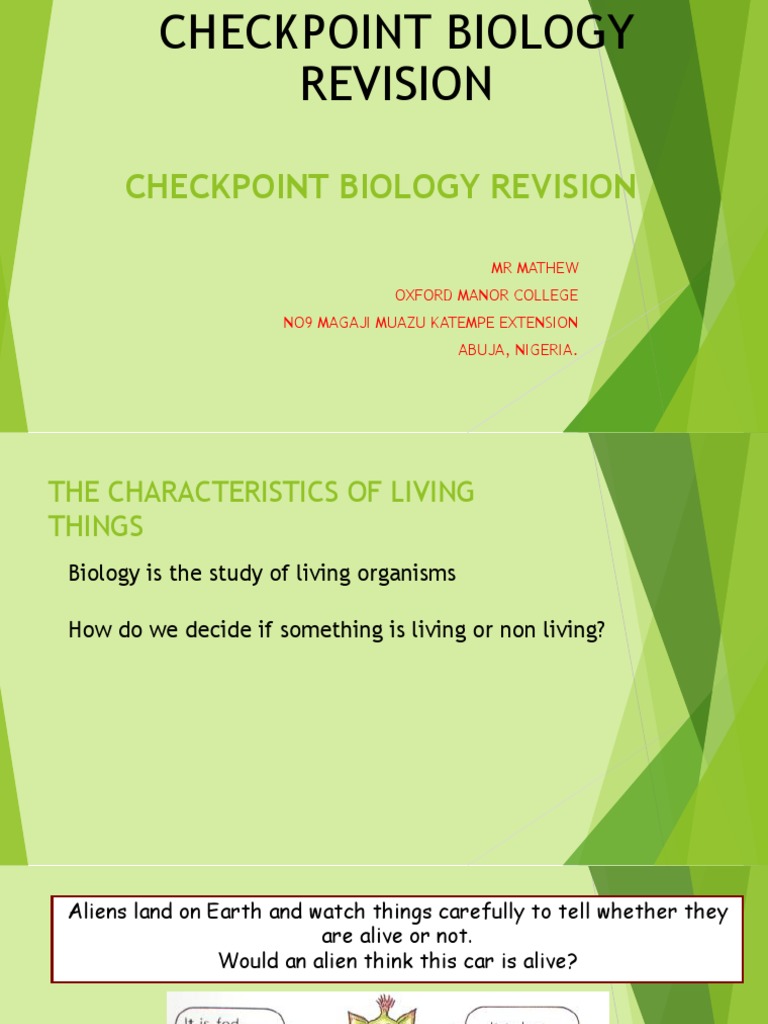Checkpoint Biology Overview for Class 11 | PDF | Respiratory System | Blood