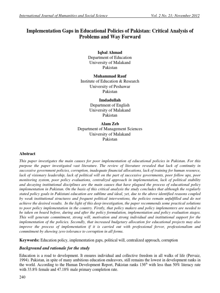 28 PDF | PDF | Implementation | Policy