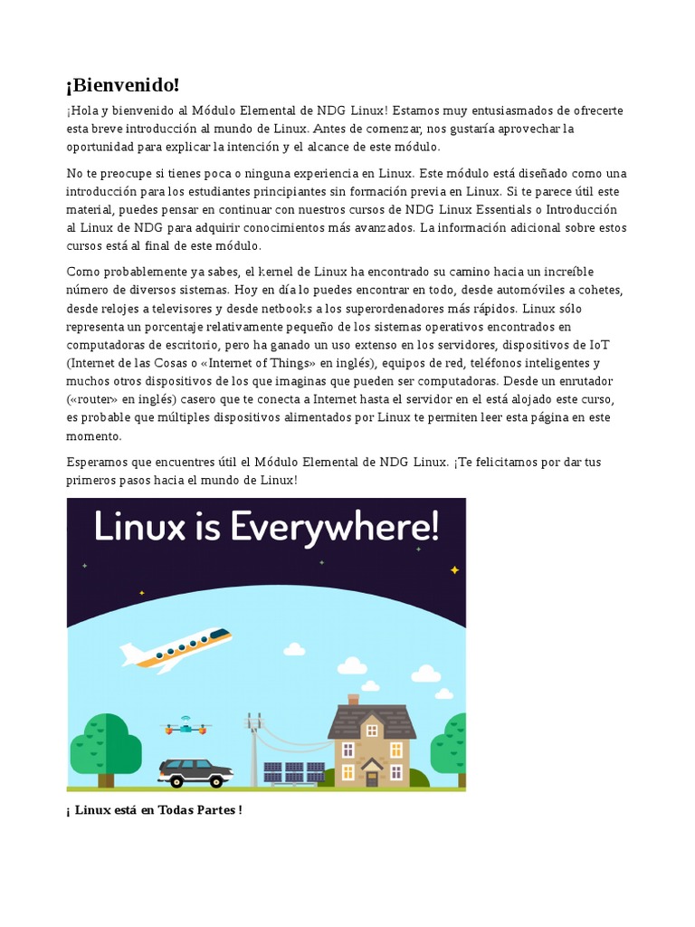 ¡Linux está en Todas Partes! Una Breve Introducción a Linux | PDF ...