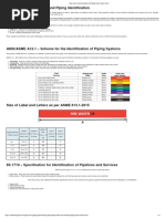 Pipe Color Code Standard and Piping Color Codes Chart | PDF | Pipe ...
