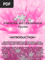 Types of Intentional Injuries Explained | PDF | Bullying | Violence