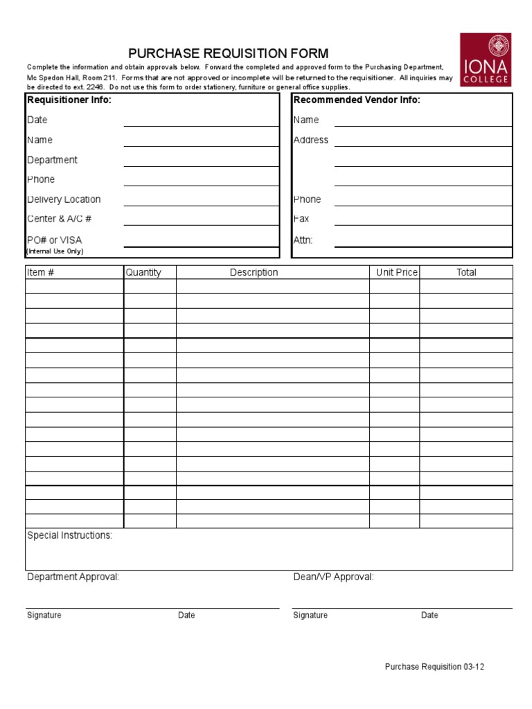 Purchase Req | PDF
