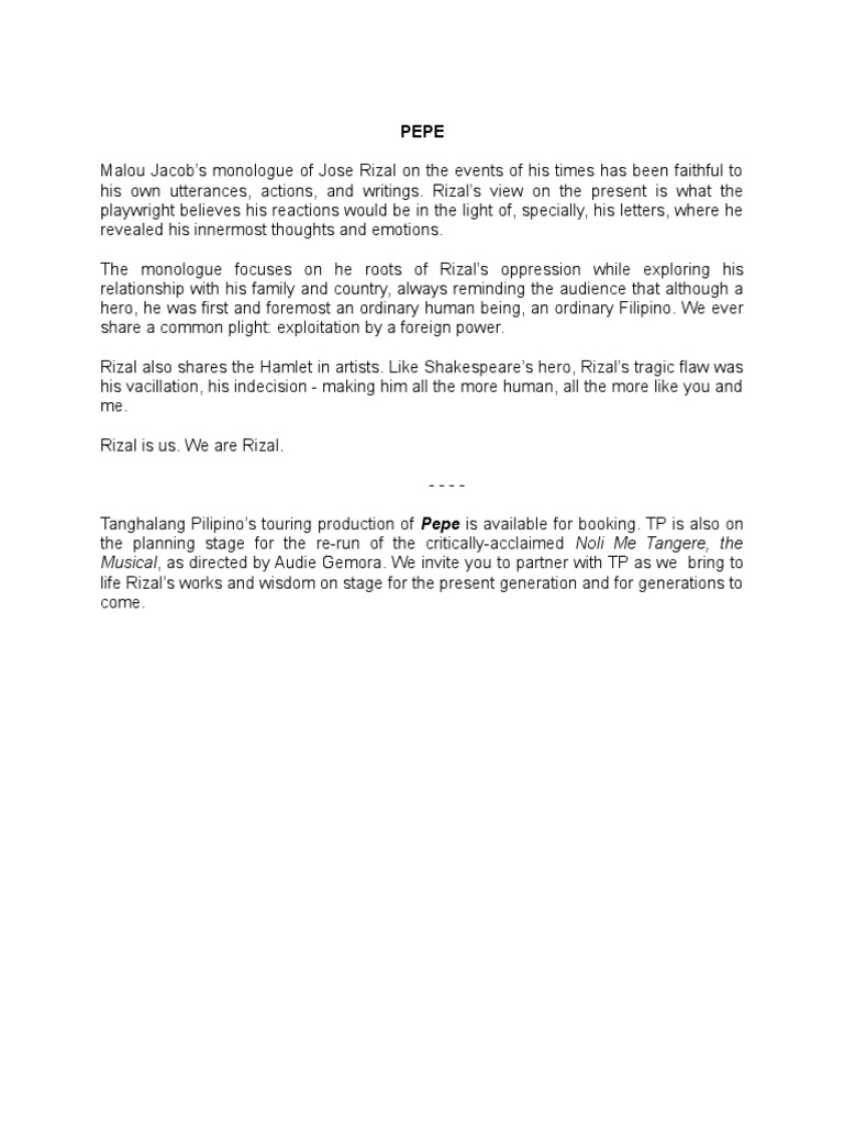 Fact Sheet - Pepe | PDF