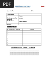 Request For Inspection - Form | PDF | Economic Sectors | Engineering