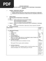 A Detailed Lesson Plan For Media Literacy | PDF | New Media | Mass Media