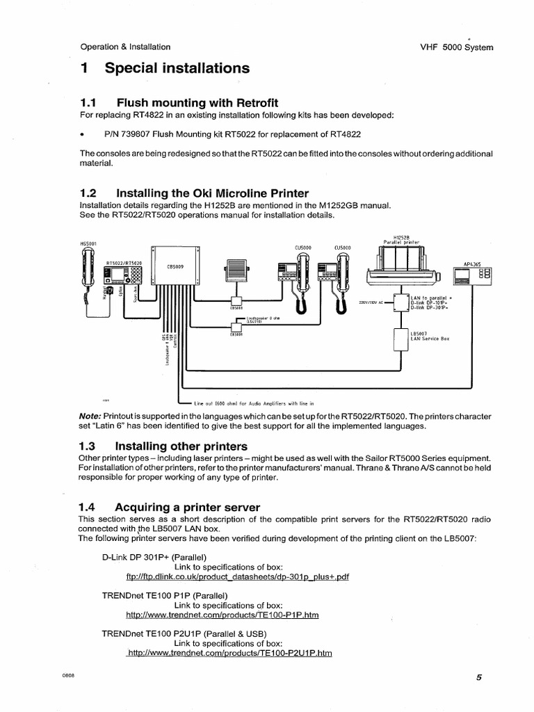 5022 Printer Install | PDF