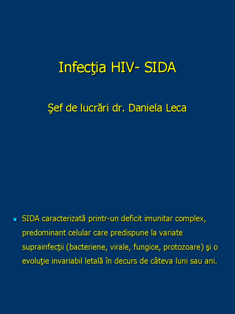 Infecţia Hiv - Sida | PDF