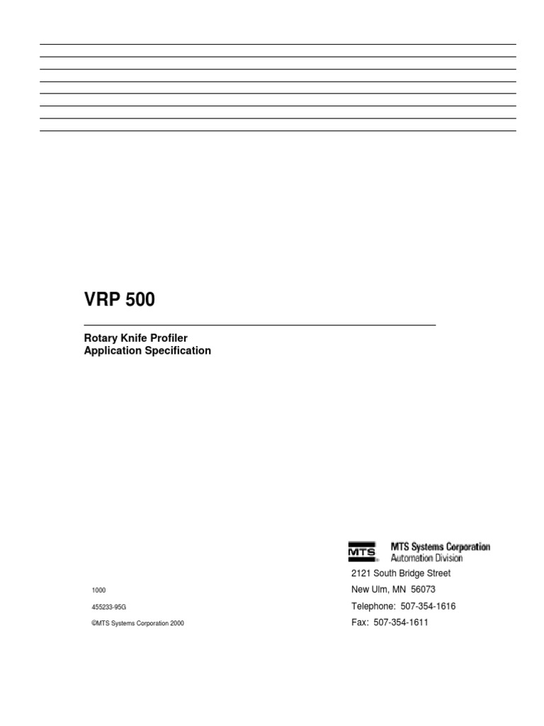 Parker Rotary Knife | PDF | Acceleration | Parameter (Computer Programming)