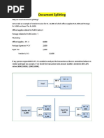 Document Splitting Configuration | PDF | Debits And Credits | Clearing (Finance)