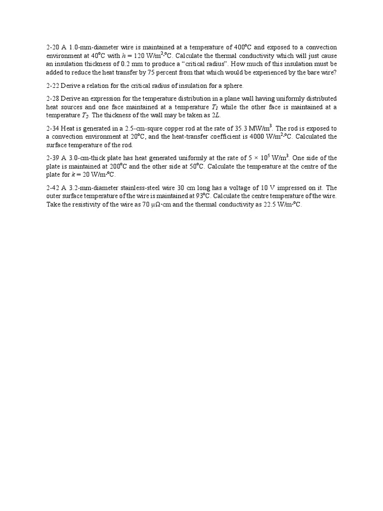 Tutorial | PDF | Thermal Insulation | Thermal Conductivity
