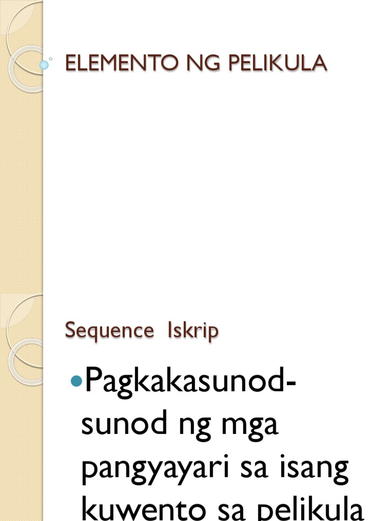 Elemento NG Pelikula | PDF