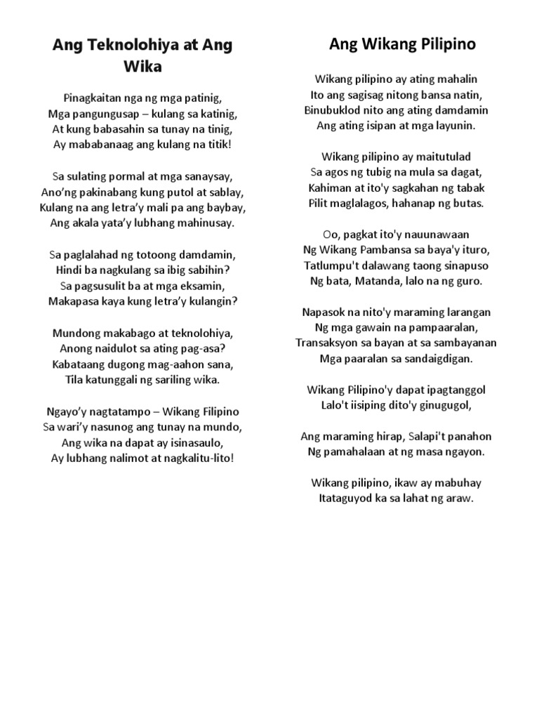 Wikang Filipino Autosaved | PDF