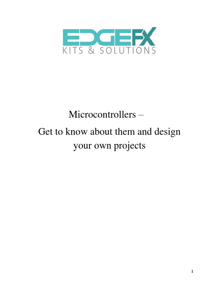 Free Ebook To Learn and Design Your Own Microcontroller Projects | PDF ...