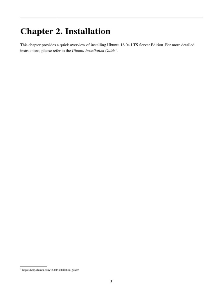 Chapter 2. Installation | PDF
