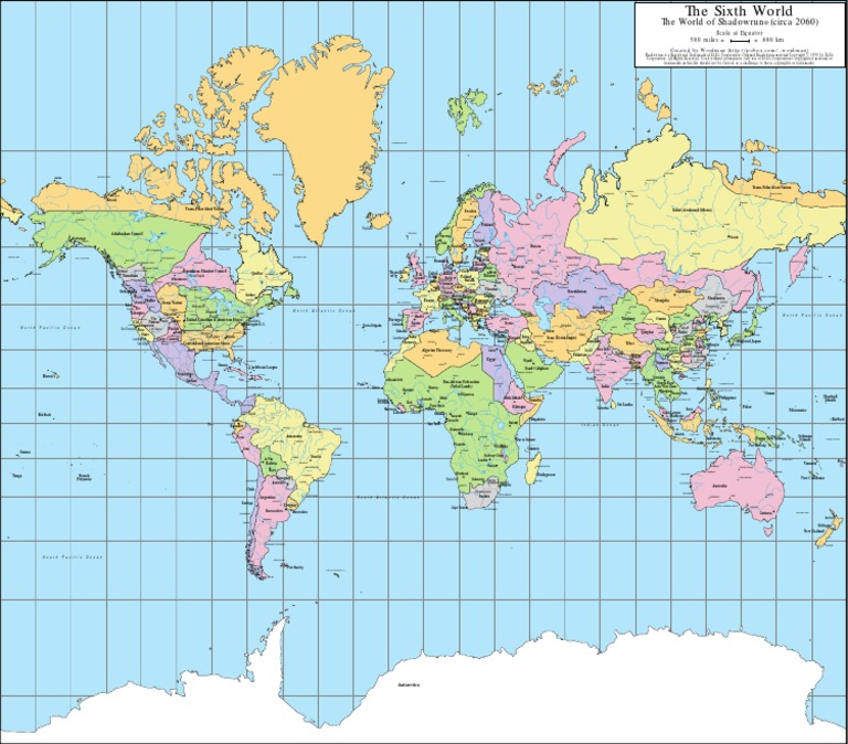 Shadowrun - World Map (Large).pdf | Business