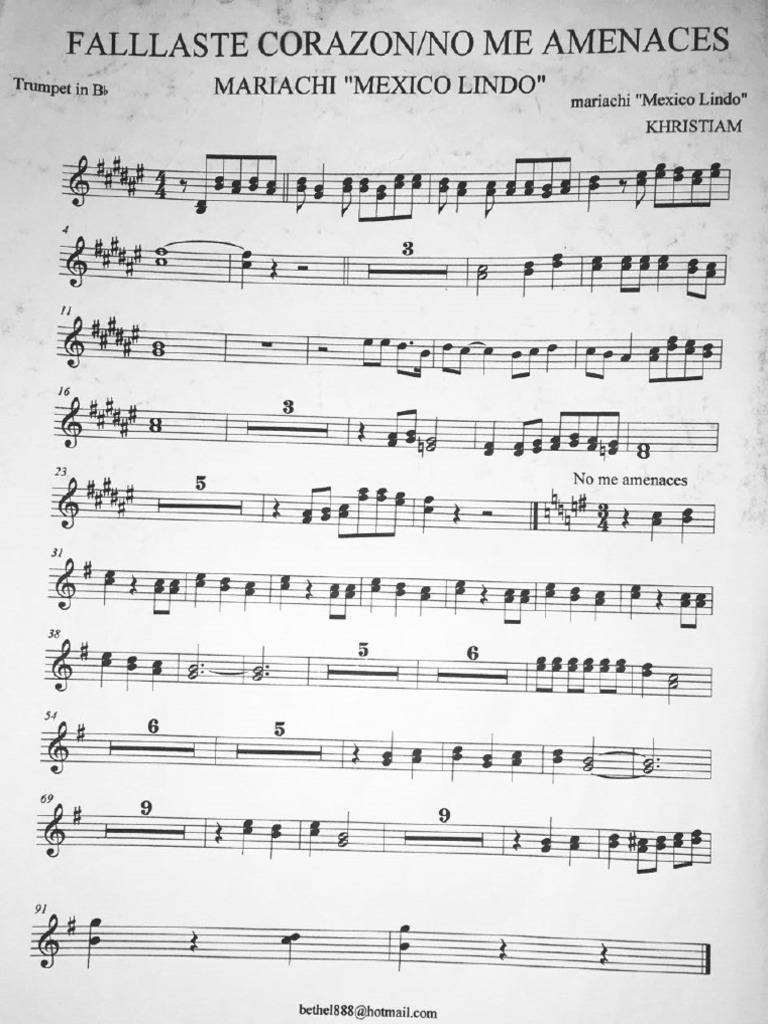 Fallaste Corazon y No Me Amenaces