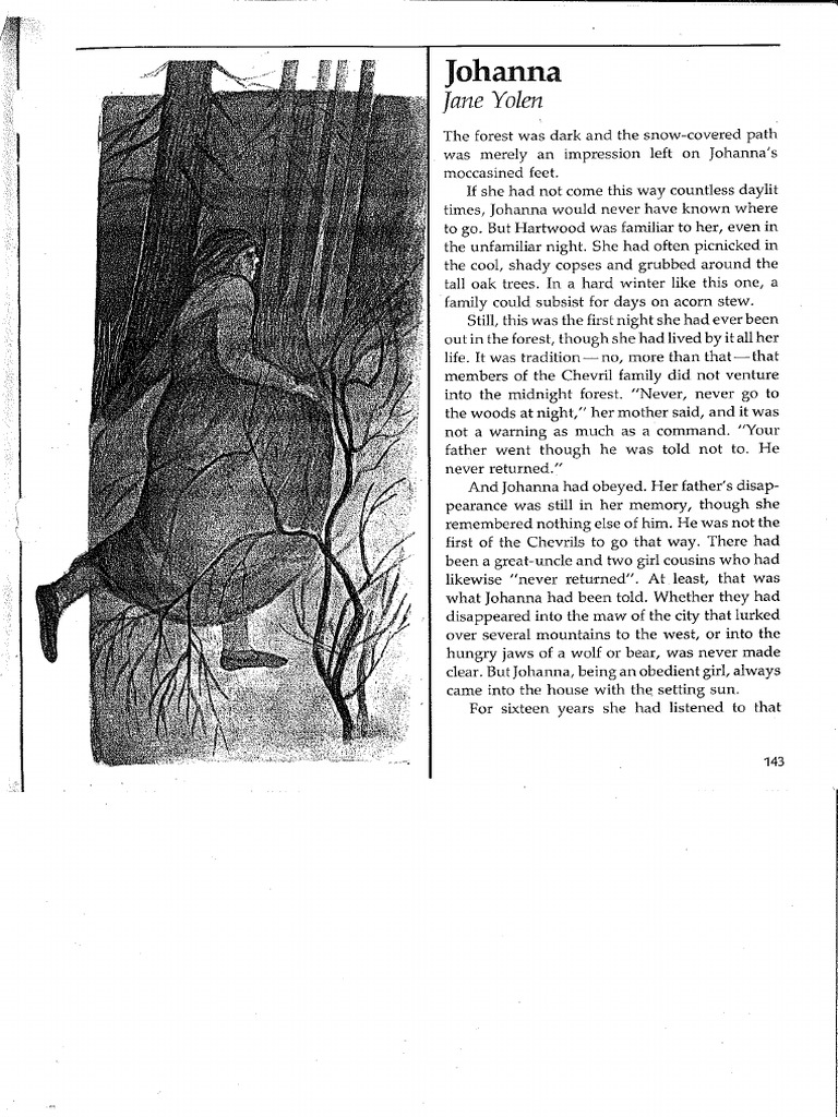 Johanna by Jane Yolen 1jijnxj | PDF