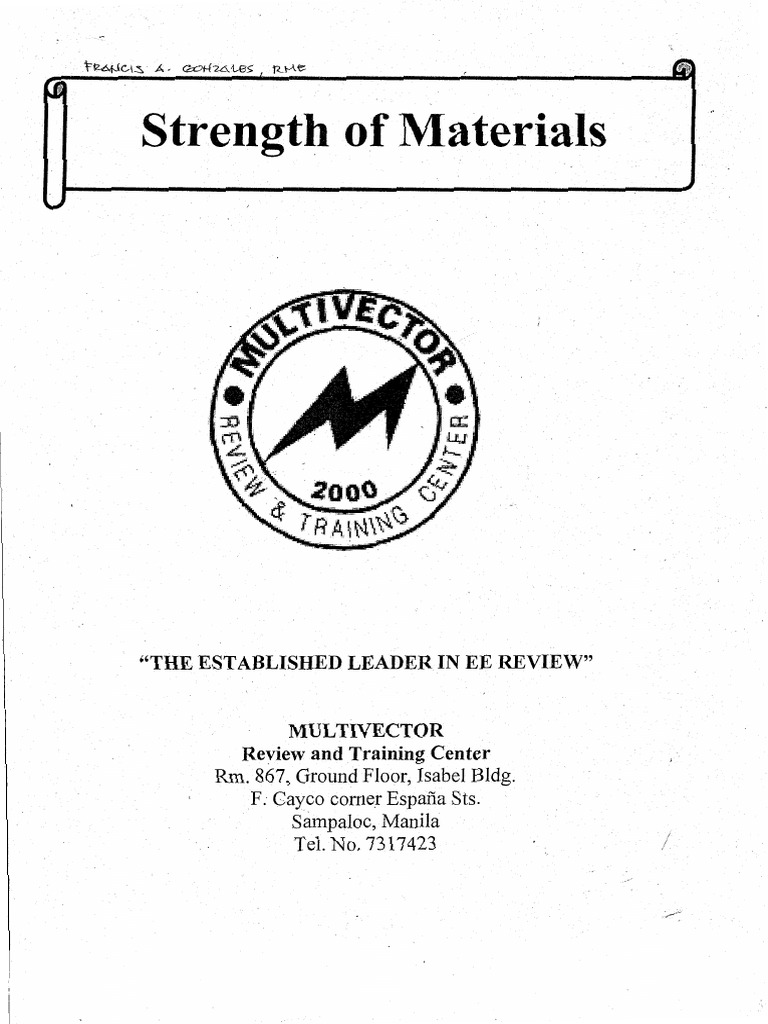 Strength of Materials PDF | Download Free PDF | Strength Of Materials | Ultimate Tensile Strength