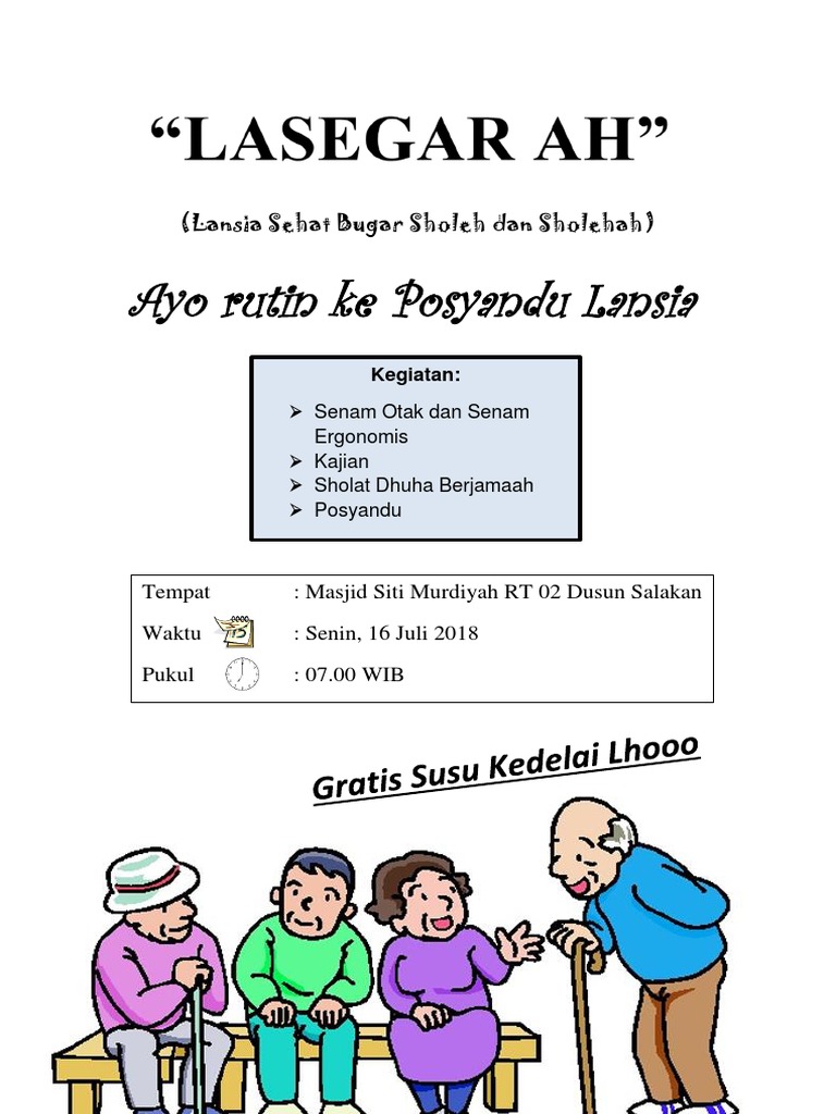 Poster Posyandu Lansia | PDF