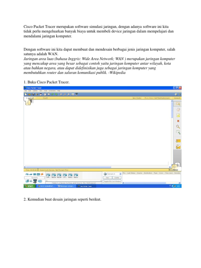 Modul Wan Cisco Packet Tracer | PDF