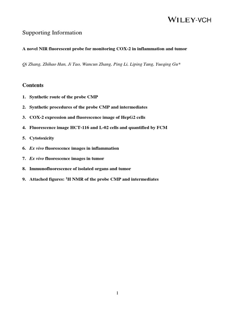 Supporting Information: Qi Zhang, Zhihao Han, Ji Tao, Wancun Zhang ...