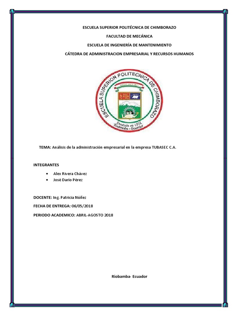 Tuba Sec | PDF | Gestión de recursos humanos | Marketing