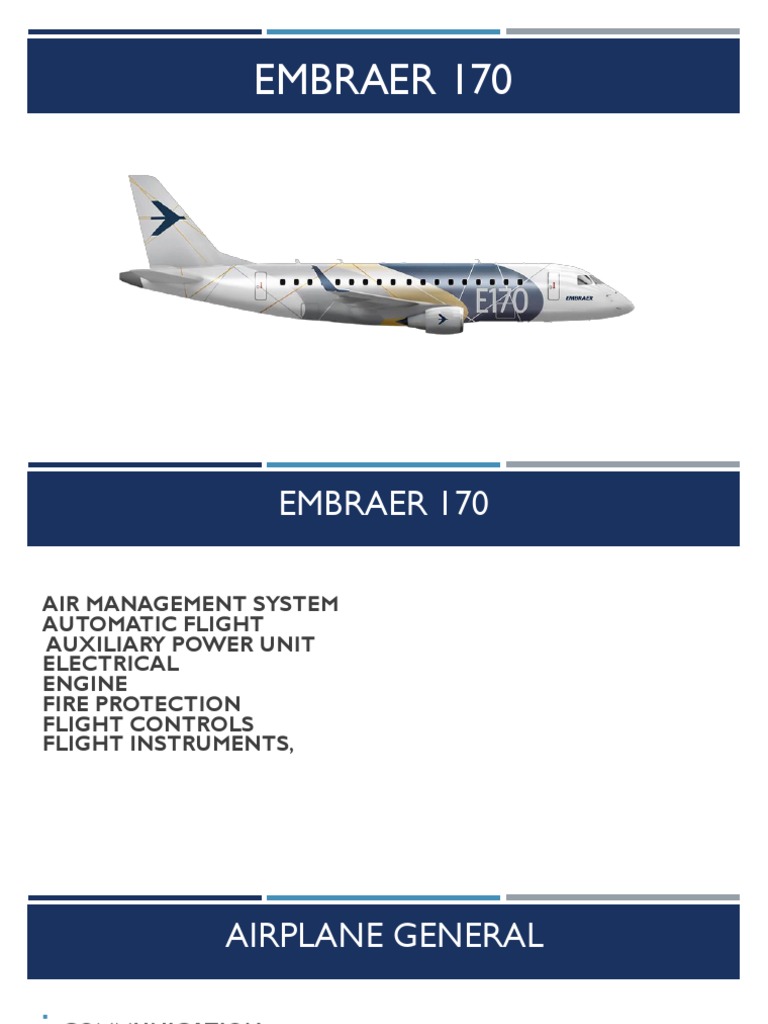 Embraer 170 PDF | PDF