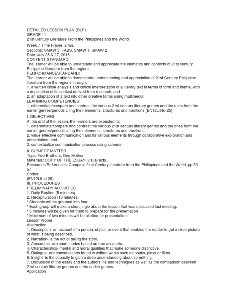 En12lit Id 25 | PDF | Poetry | Lesson Plan