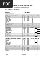 Coal Specifications and Grades Overview | PDF