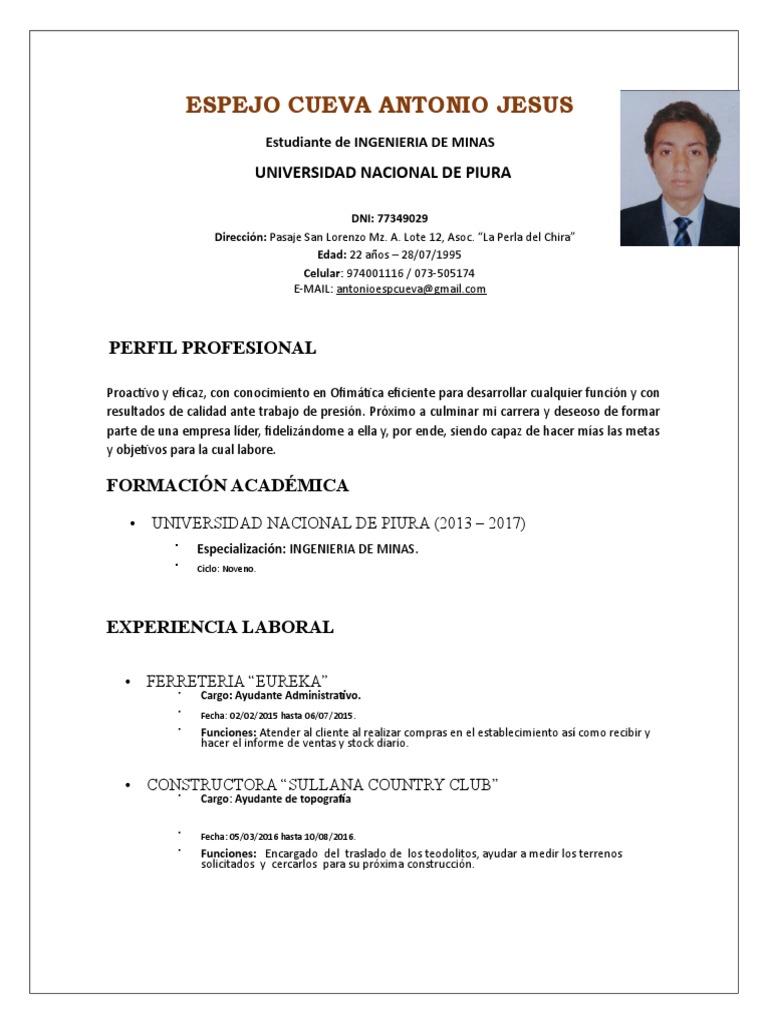 Antonio CV | PDF | Business
