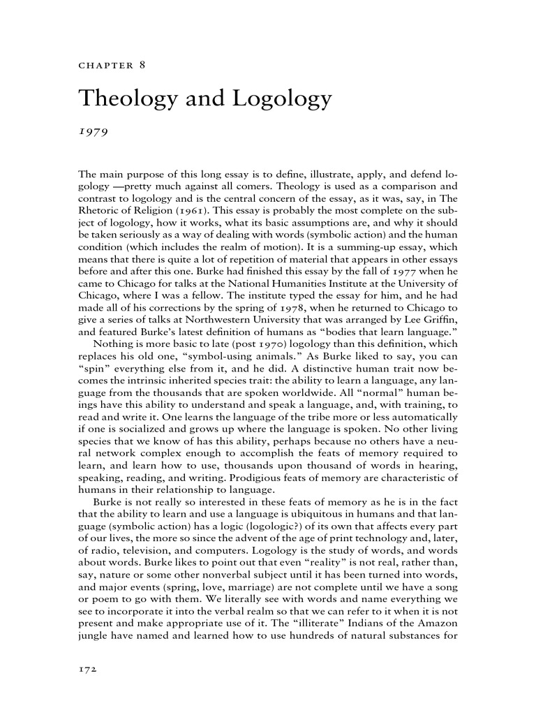 Theology and Logology PDF | PDF | Theology | God