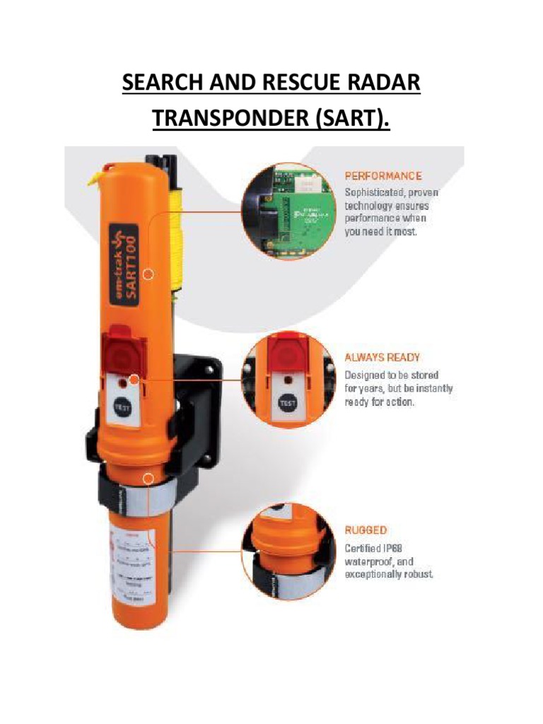 SART | PDF | Search And Rescue | Radar
