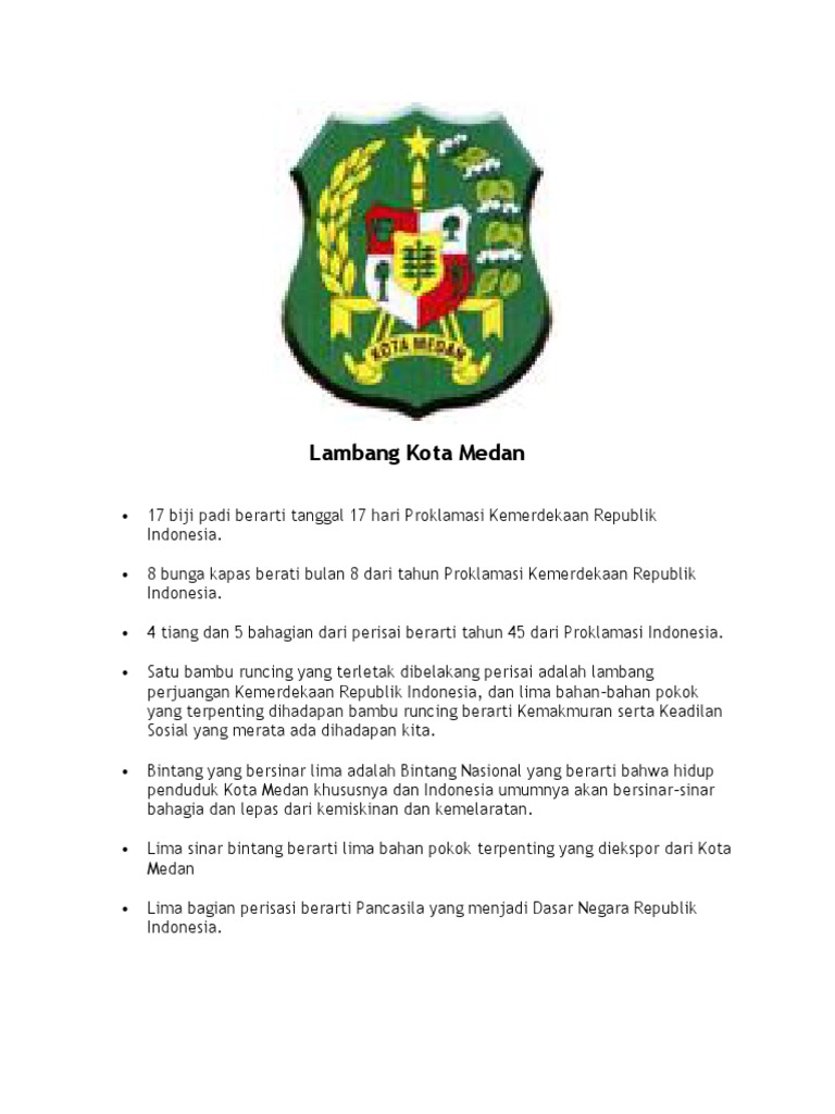 Lambang Kota Medan | PDF