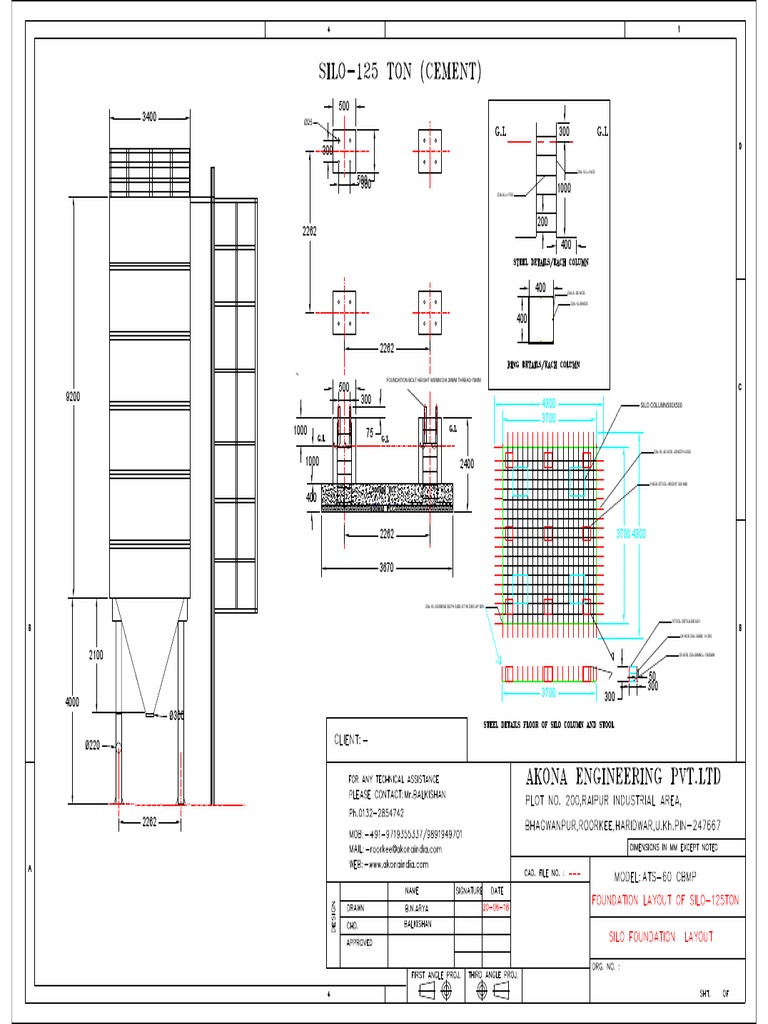 125 Ton Silo Foundation | PDF