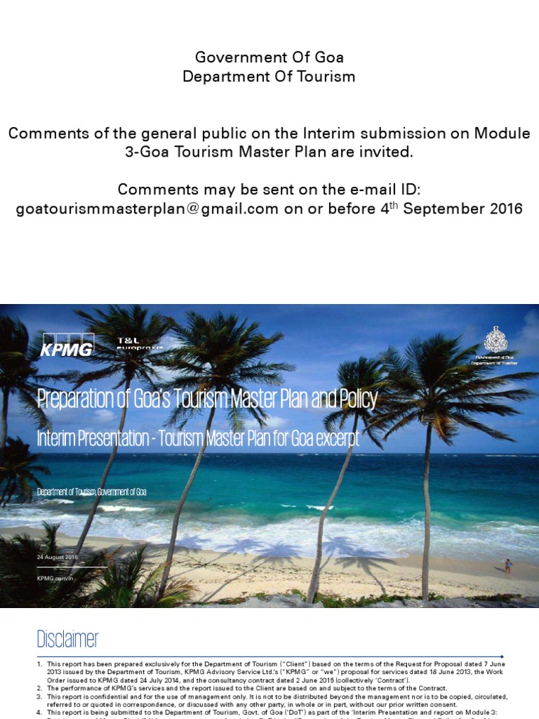 Goa Growth Guide | PDF | Tourism | Business