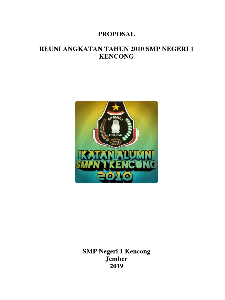 Proposal Reuni SMP | PDF