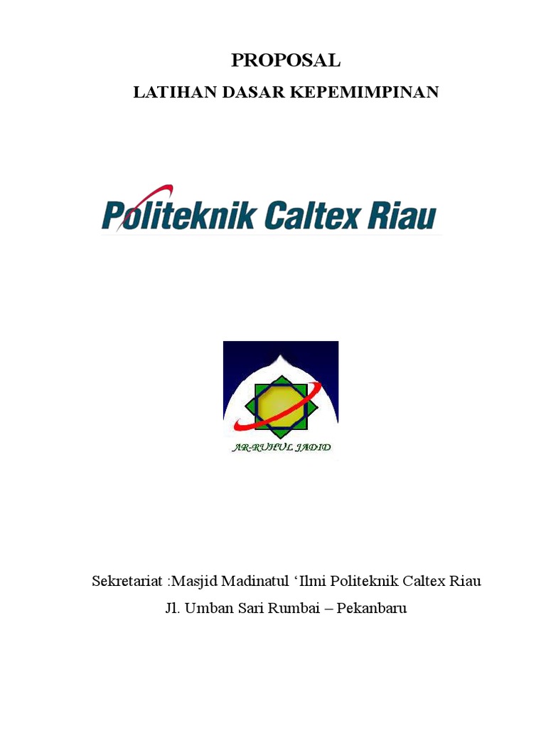 Proposal Latihan Dasar Kepemimpinan | PDF | Pengembangan Diri