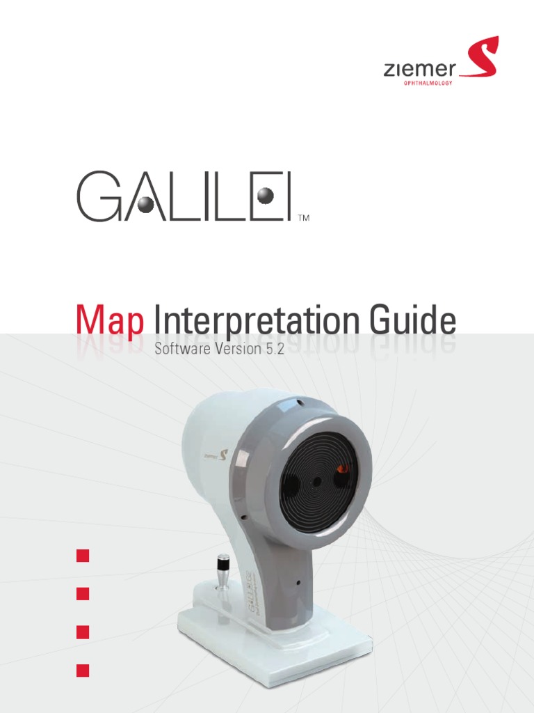GALILEI Map Interpretation Guide | PDF | Cornea | Optics