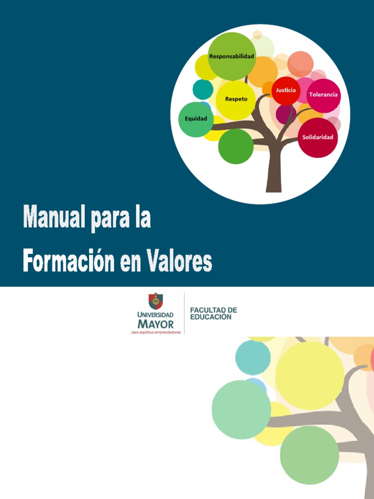Manual Para La Formacion De Valores Pdf Pdf Moralidad Dignidad