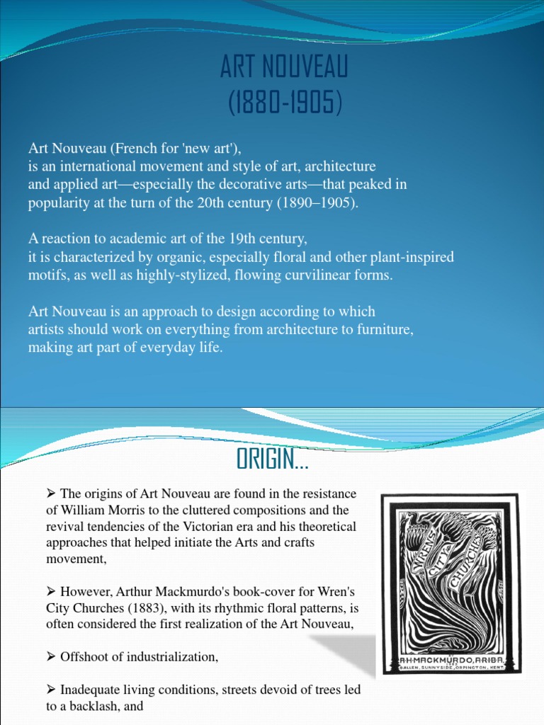 Art Nouveau..Final | PDF | Art Nouveau | Art Media